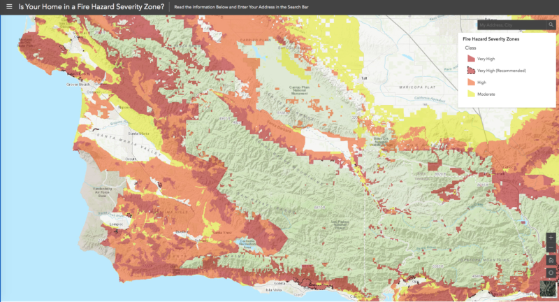 Maps of California Fire Zones: Is Your Street Affected Under SB 9 ...