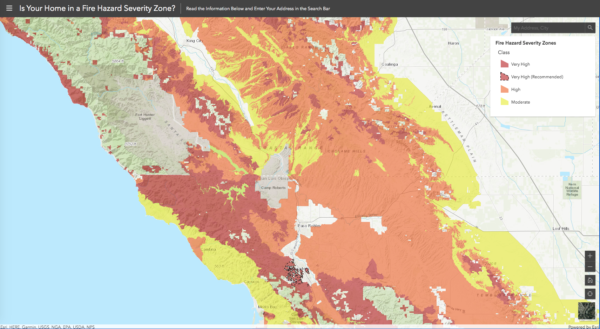 Maps of California Fire Zones: Is Your Street Affected Under SB 9 ...